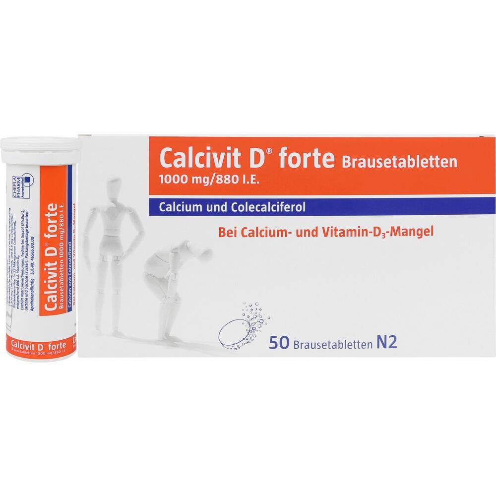 Calcivit D Forte Brausetabletten von CHEPLAPHARM Arzneimittel GmbH ...