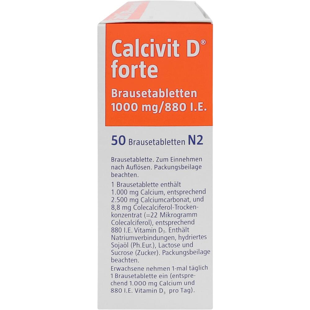 Calcivit D Forte Brausetabletten von CHEPLAPHARM Arzneimittel GmbH ...