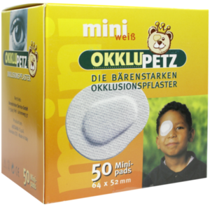 OKKLUPETZ Okklusionspflaster mini weiß 50 St - arzneiprivat