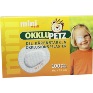 OKKLUPETZ Okklusionspflaster mini weiß 100 St - arzneiprivat