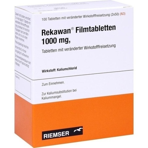 REKAWAN Filmtabletten 1000 mg 2X50 St - Paul Pille