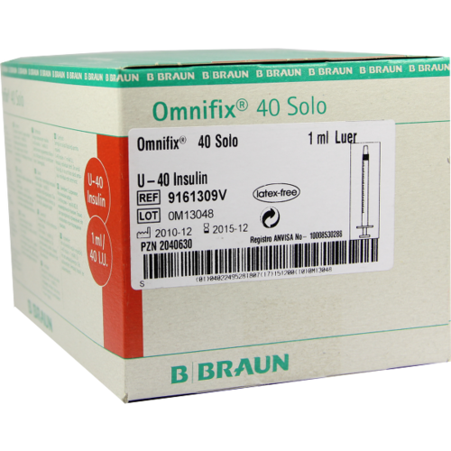 OMNIFIX Solo Insulinspr.1 ml U40 100X1 ml - Insulin injection ...
