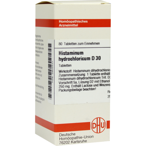HISTAMINUM hydrochloricum D 30 Tabletten 80 St - DHU Arzneimittel ...