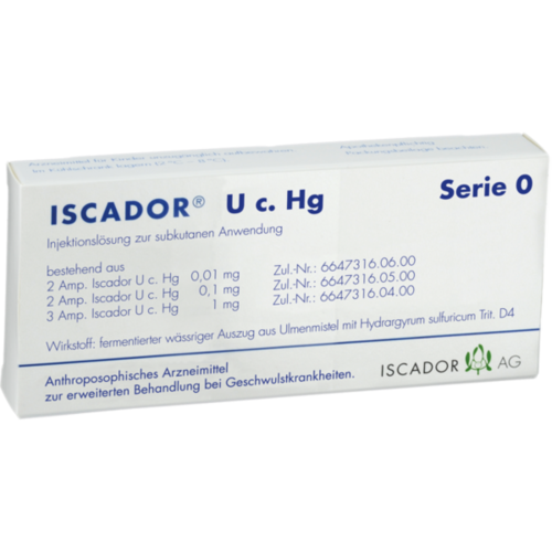 ISCADOR U c.Hg Serie 0 Injektionslösung 7X1 ml - Iscador U c. Hg ...