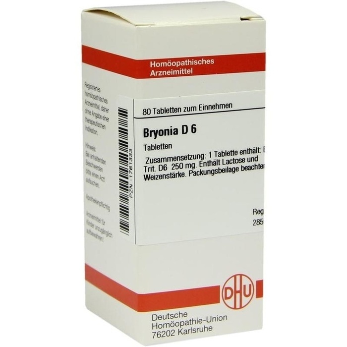 BRYONIA D 6 Tabletten 80 St - DHU-Arzneimittel Gmb - disapo.de ...