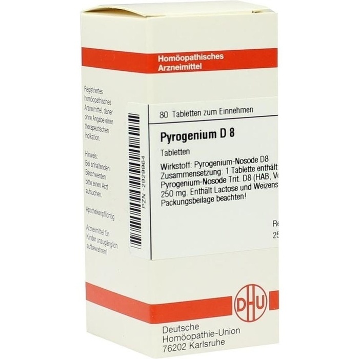 PYROGENIUM D 8 Tabletten 80 St - Homöopathie - Arzneimittel - www ...
